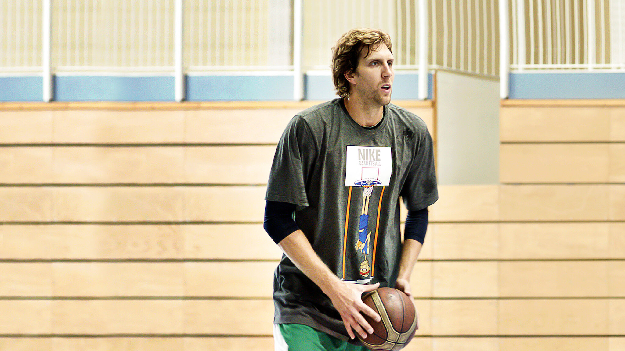 Tournage De Dirk Nowitzki