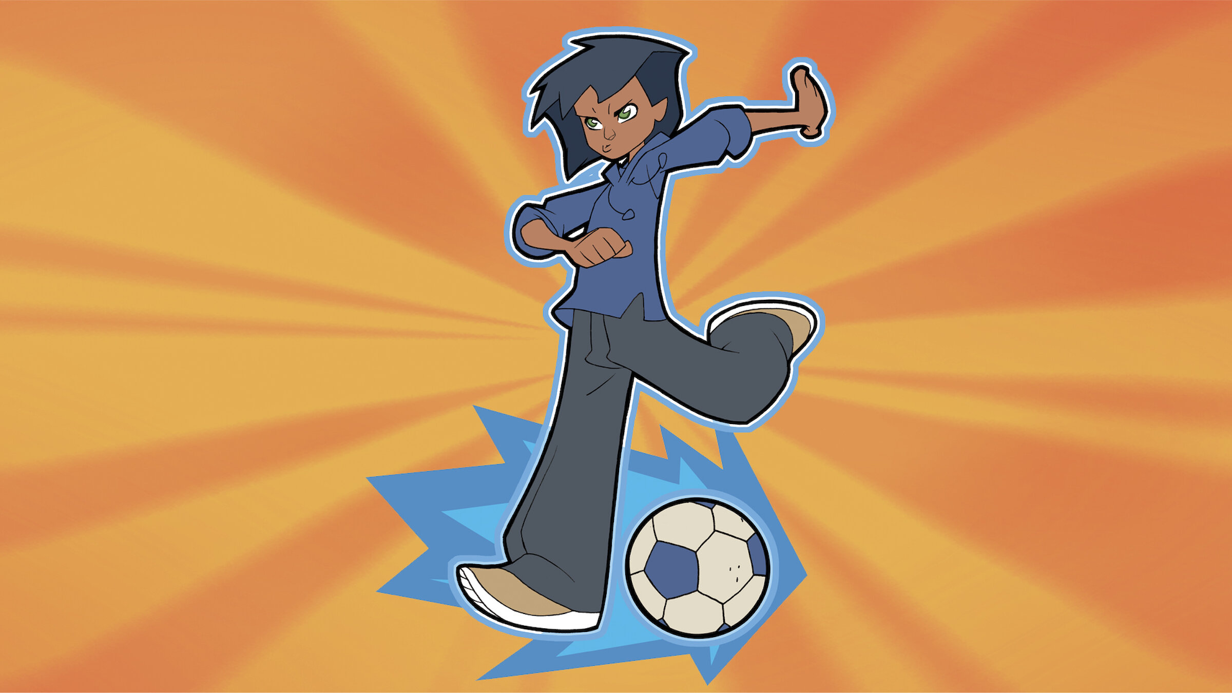 Street Football Cartoon 3d